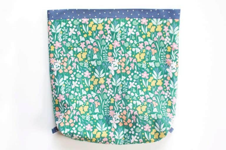 How To Sew A Drawstring Backpack - Easy Tutorial With Pictures