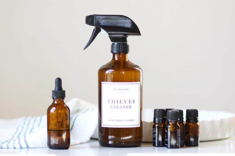 How To Make DIY Thieves Cleaner From Scratch - At Home On The Prairie