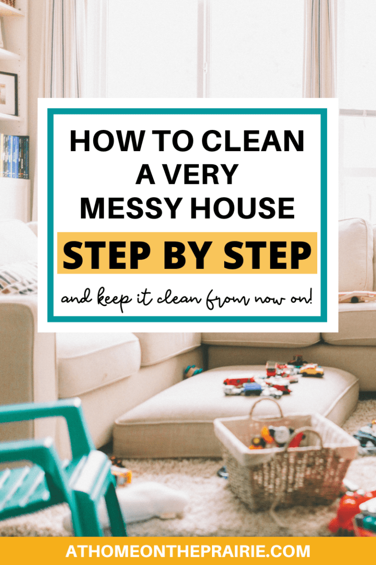 How To Clean A Very Messy House - Step By Step